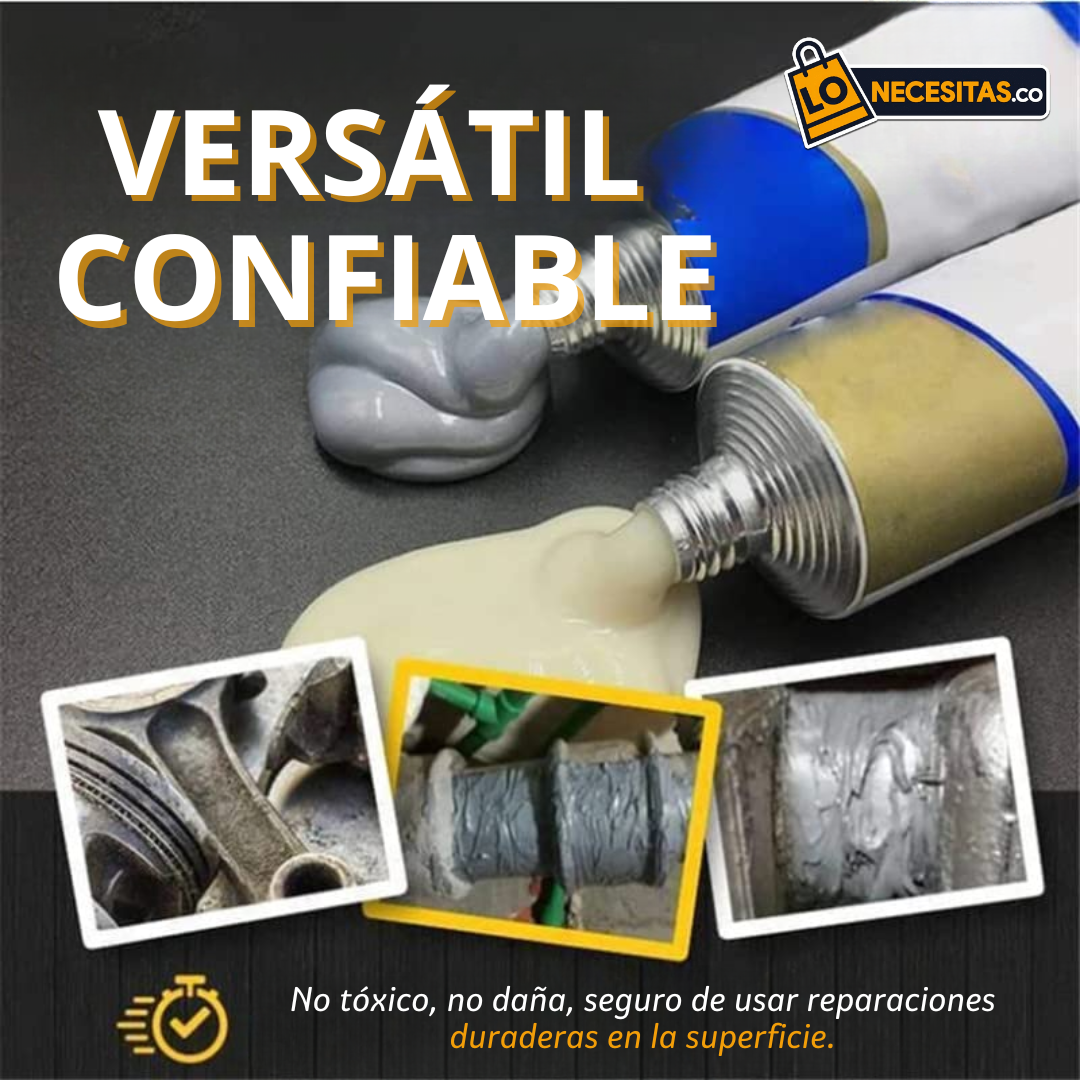 Pasta Ultra Resistente para Reparar Metal – LO NECESITAS STORE